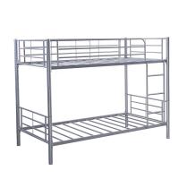 China Home 2 Tiers Twin Bunk Bed Metal Frame For Adults for sale