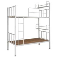 China 1900x1650mm 2 Tier Dormitory Metal Bunk Bed Frame Heavy Duty Steel for sale