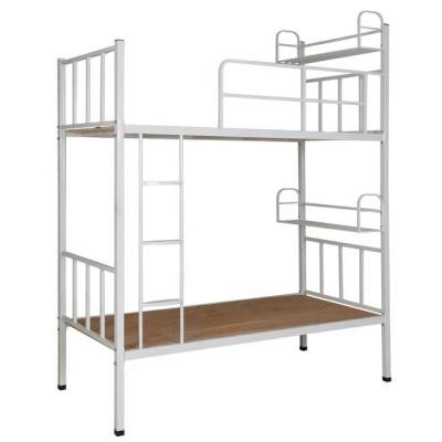 China 1900x1650mm 2 Tier Dormitory Metal Bunk Bed Frame Heavy Duty Steel for sale