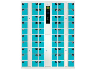 China CCC Charging Station 189kg Mobile Phone Lockers 60 Cell Smart Electronic Locker H1800mm for sale