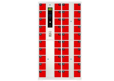 China Smart Phone LCD Screen Intelligent Locker Storage Cabinet 40 Cells H1800mm for sale