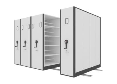 China 80kg Load Cold Rolled Steel Mobile Shelving for Office Filing Cabinet H2300mm for sale