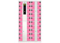 China Cold Rolled Steel Smart Electronic Locker 40 Cells H1800mm for Schools and Offices for sale