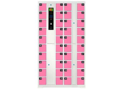 China Cold Rolled Steel Smart Electronic Locker 40 Cells H1800mm for Schools and Offices for sale
