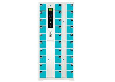 China ODM Anti Theft Fireproof Smart Electronic Locker 30 Cells H1800mm Steel for sale