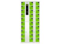 China Electronic Smart Locker System with Fingerprint and LCD Screen 1800mm Height for sale