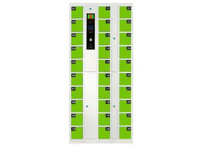 China Electronic Smart Locker System with Fingerprint and LCD Screen 1800mm Height for sale