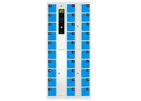 China Smart Electronic Locker 30 Doors Public Charging Station H1800mm for Mobile Phone Storage for sale