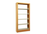 China Galvanized Steel Bookshelf H2000xW1000xD300mm Adjustable Shelving for Library for sale