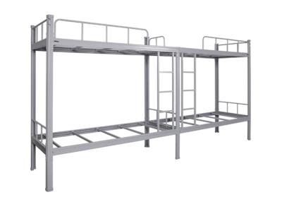 China Heavy Duty Metal Bunk Bed Frame 2000mm Long for Dormitory Secure Storage for sale