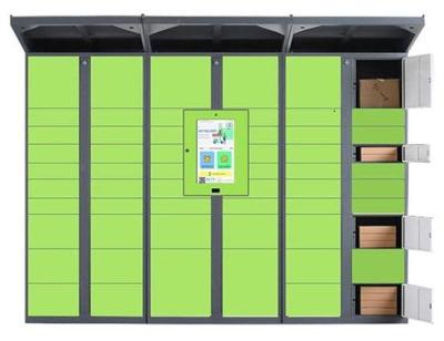 China ODM Smart Parcel Locker Electrostatic Powder Coated Steel H1980mm x W1000mm x D500mm for sale