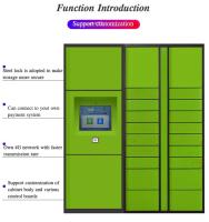 China Intelligent Parcel Locker 1980x1000x500mm Cold Roll Steel Electronic Delivery Cabinet for sale