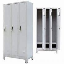 China Metal Clothes Storage Cabinet 0.4mm Cold Rolled Steel H1800mm Customizable for sale
