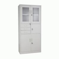 China Fireproof Lockable Filing Cabinet 1.85m Height Cold Roll Steel Office File Cabinet for sale