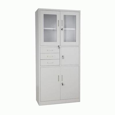 China Fireproof Lockable Filing Cabinet 1.85m Height Cold Roll Steel Office File Cabinet for sale