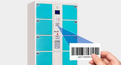 China OEM Anti Theft Intelligent Parcel Locker 12 Door H1800mm for Outdoor Supermarket for sale