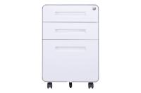 China 3 Drawer Kd Structure 1.2mm Metal Mobile Pedestal for sale