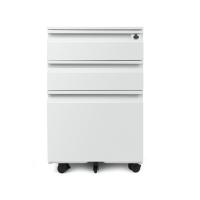 China Full Steel 2 Drawer Mobile Pedestal H600mm Hanging File Storage Cabinet for sale