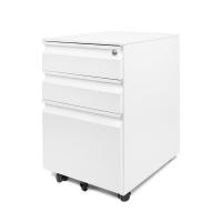 China Steelcase Mobile Pedestal 2 Drawer Lateral File Cabinet 480mm Height Anti Tilt for sale