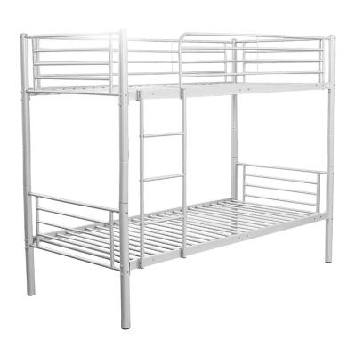 China Double Decker Metal Frame Bunk Bed 1.0mm Thickness H1850mm Powder Coated for sale