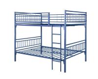 China Heavy Duty Double Steel Metal Bunk Bed 1900x900x1700mm for School Hospital Dormitory for sale