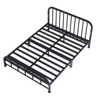 China Multi Functional School Dormitory Metal Frame Single Loft Bed 2000x900mm for sale