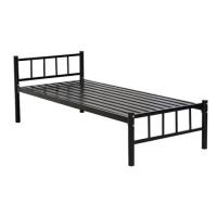 China Hotel Extra Single Folding Metal Bed 900mm Width Electrostatic Powder Coated for sale