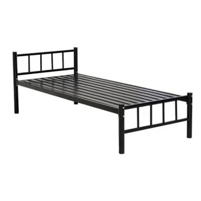 China Hotel Extra Single Folding Metal Bed 900mm Width Electrostatic Powder Coated for sale