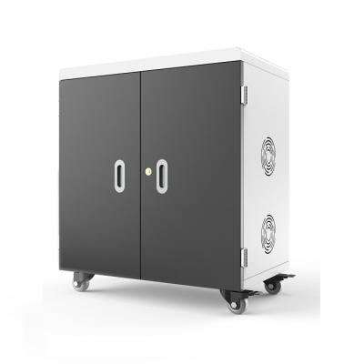 China 30 Bay Laptop Charging Station Trolley Cart for Schools Chromebook Tablet iPad Cabinet 720mm for sale