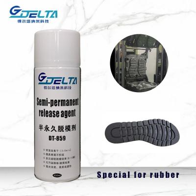 China PU Rubber Release Agent for Shoe Soles - 30-50g/㎡ Coating, -50℃ to 200℃ Temperature Range, 12 Month Shelf Life for sale