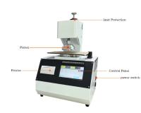 China Digital Display Bursting Strength Tester with ±0.5% Accuracy and 31.5mm Clamp for Paper Quality Testing for sale