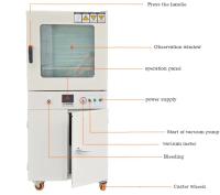 China Precision Thermal Vacuum Chamber Oven with Pump - 300°C Temperature Range, 4kW Power, Programmable Control for sale