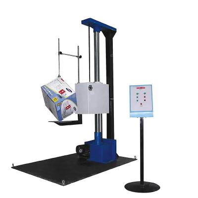 China Digital Single Wing Carton Drop Testing Machine 300-2000mm Height 100kg Capacity for Packaging Quality Control for sale