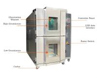 China Neide Two-Zone Thermal Impact Testing Chamber 100 Liter Capacity -70℃ to +150℃ Temperature Range for sale