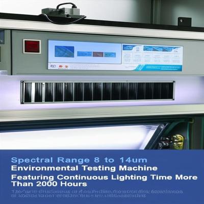 China Environmental Testing Chamber with Touch Screen Temperature Input and Spectral Range 8 to 14um for More Than 2000 Hours Continuous Lighting for sale
