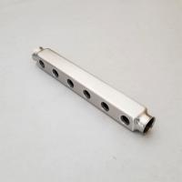 China ZZ18004 Stainless steel floor heating bar manifold, Stainless Steel Pex Manifold Bar for sale