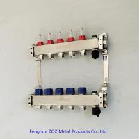 China preassembled stainless steel floor heating manifold set for sale