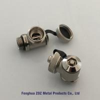 China Heating Manifold End Cap Drain Valve , Manifolds End Cap with Vent & Drain Valve for sale