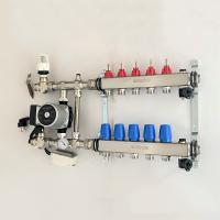 China Stainless steel 304L Heating Manifold with Zone Pump/Mix Valve ,manifold for mix-water system for sale