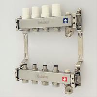 China ZZ18155 PEX Radiant Floor Heating Stainless Steel Manifold Set , Underfloor Heating Manifolds Stainless Steel Manifold for sale