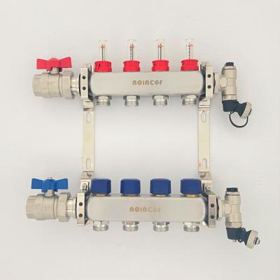 China Underfloor Heating Manifolds Stainless Steel UFH Manifold for sale
