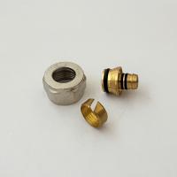 China Manifold Eurocone 16 x 2mm PEX Connector , PEX Compression Connector, Manifold Adapter for sale