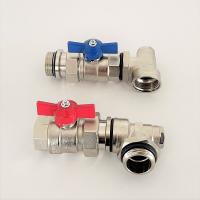 China Underfloor Manifold Ball Valve Set , Isolation Valves for Radiant Heat Manifold for sale
