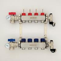 China Manifolds for Underfloor Heating System , Stainless Steel Manifold Flow Meter Valve for sale