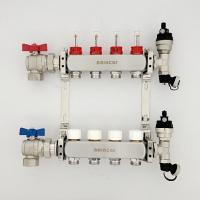 China Manifolds for Underfloor Heating System , Stainless Steel Manifold Flow Meter Valve for sale