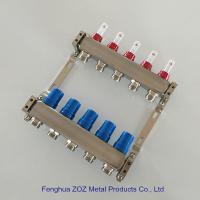 China Stainless Steel Flow Meter Manifolds for Underfloor Heating Systems for sale