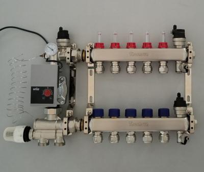 China Stainless Steel Underfloor Heating Manifolds Manufacturers from China for sale