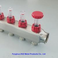 China Heating Manifold Flow Meter Valve , Underfloor Manifold 1/2