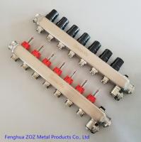 China Manifold for water circulation floor heating system，Water Manifold Radiant Floor Heating System for sale