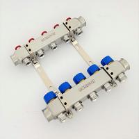 China Stainless steel manifolds set for hydronic radiant and under floor heating system for sale